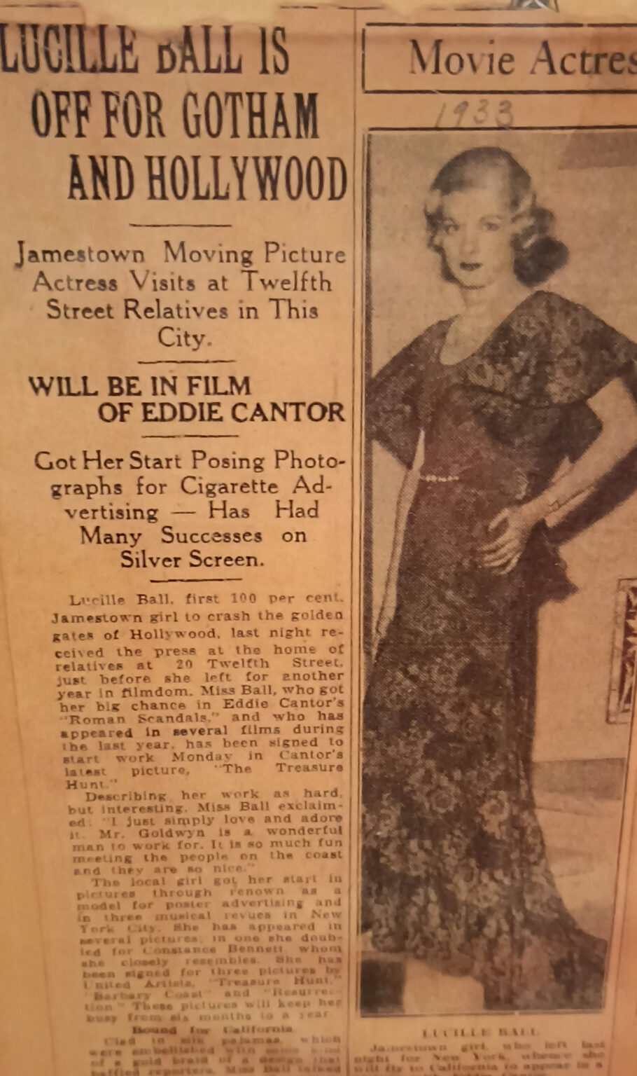 Remembering Lucille Ball’s Visit to Jamestown 70 Years Ago – Fenton ...